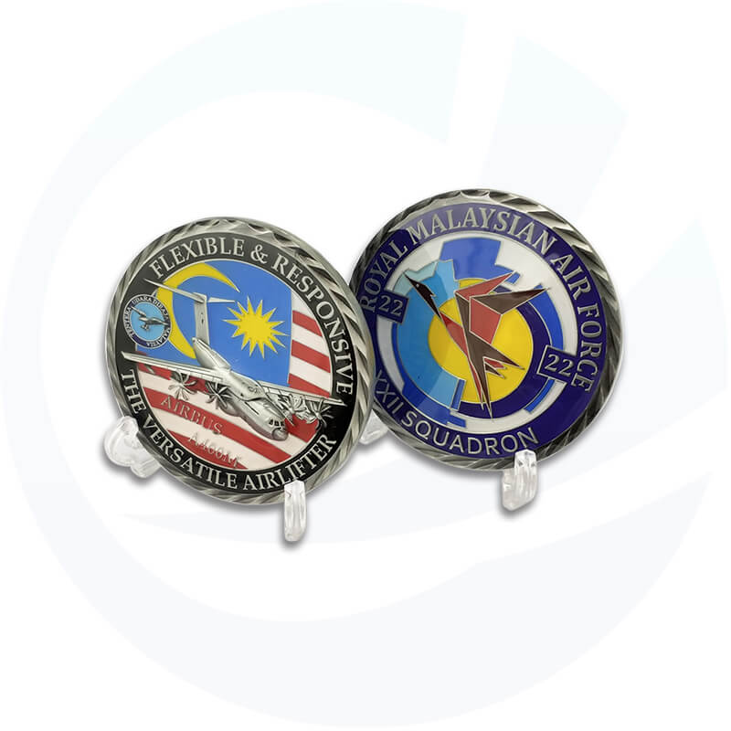 3d aircraft challenge coin army from China manufacturer - YC Craft